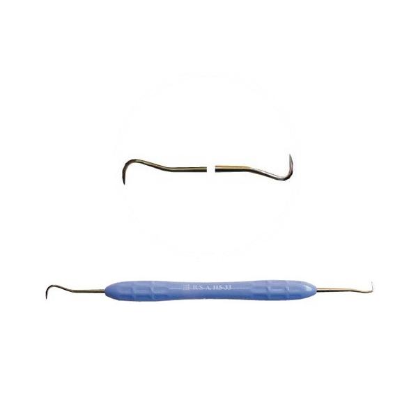 歯石除去用 両頭タイプのシックルスケーラー 保持しやすいハンドルとシャープなカッティングエッジ!縁上歯石・浅い縁下歯石除去用の両頭タイプのシックルスケーラーです。保持しやすいハンドルとシャープなカッティングエッジでストレスフリーの治療をお約...