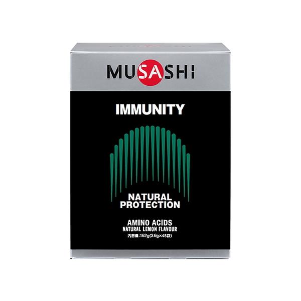 L-グルタミン、L-アルギニン、L-メチオニンを配合商品名 MUSASHI ムサシ IMMUNITY イミュニティ 3.6g*45袋 名称 アミノ酸含有食品 内容量 3.6g×45袋 区分 健康食品 生産国 日本製 販売者 インフィニティ株...