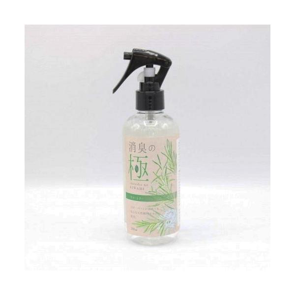 商品名 消臭の極 ティートリー 250ml 内容量 250ml 商品詳細 消臭の極は、ニオイそのものを分解して消臭する分解型の消臭スプレー。除菌・抗菌作用もあります。 消臭・抗菌除菌・防カビ効果、また身体をリフレッシュさせる森林浴効果などあ...