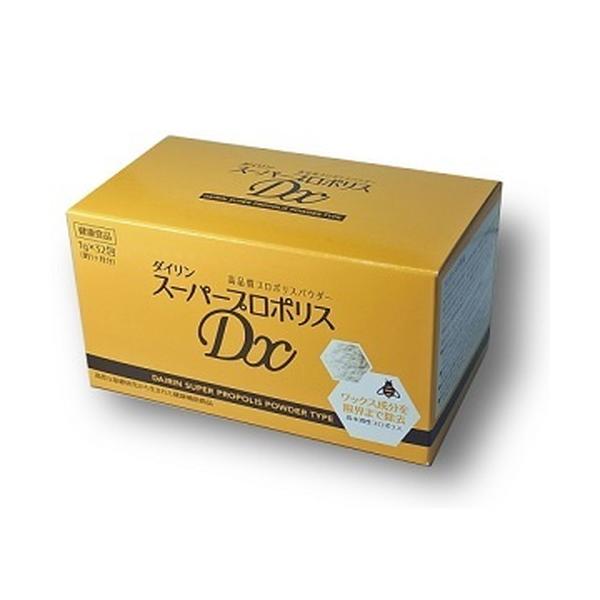 商品名 ダイリン ダイリン スーパープロポリスDX 1g×32包 内容量 1g×32包 原材料 麦芽糖、粉末還元麦芽糖水飴、プロポリス抽出物、香料、炭酸水素ナトリウム お召し上がり方 1日、1〜3包目安にお飲み下さい。 注意事項 ・直射日光...