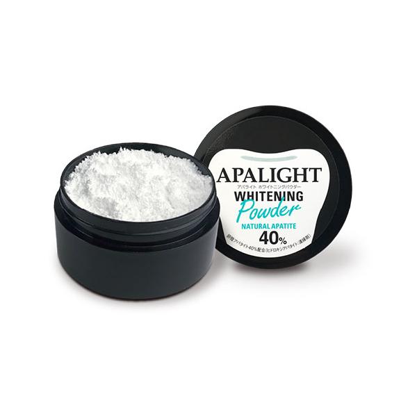 商品名 アパライトホワイトニングパウダー 26g 内容量 26g 配合成分 〈清掃剤〉炭酸Ca、ヒドロキシアパタイト、含水シリカ、結晶セルロース〈発泡剤〉ラウロイルグルタミン酸Na〈清涼剤〉ハッカ油〈甘味剤〉キシリトール、ステビア葉/茎エキ...