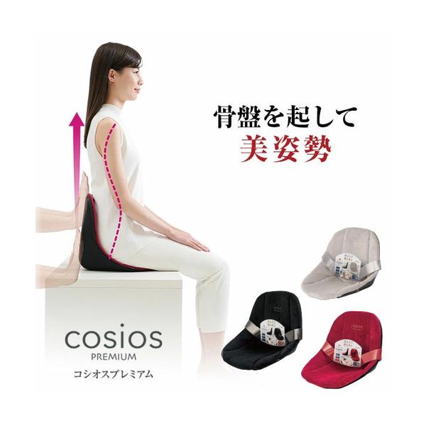 美姿勢サポート 骨盤クッション 骨盤 椅子 チェア 姿勢補正 腰 尻 安定 姿勢商品名 ボードクッション cosios PREMIUM コシオスプレミアム 商品説明 骨盤を起して美姿勢！ ・後ろから腰・背中を二段階に押され、S字カーブをサポ...