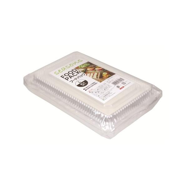 商品名 大和物産 seasonz フードパック L 5枚入 内容量 5枚 商品説明 ●行楽弁当のおかず入れに ●お惣菜の保存容器に ●食品衛生法適合品 ※メーカーの都合により、パッケージ・仕様等は予告なく変更になる場合がございます。 サイズ...
