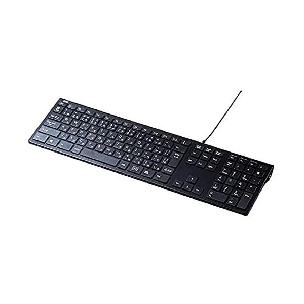 有線ブラック/-/SKB-SL33BK・Style:有線・パッケージ個数:1・ノートパソコンに多く採用されているパンタグラフ方式のキーボードです。軽いキータッチが特長です。キートップのどの位置からでも垂直にストロークするため、キーの中心を打...