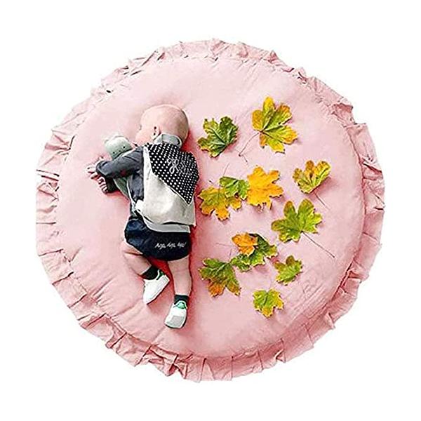 ピンク/1個 (x 1)/-・Color:ピンク・本体サイズ：直径約100cm×厚み3cm 重量：約480g・素材：コットンを外側にし、綿で満たした。100%のコットン生地を使用しているので、柔らかい手触りで、通気性もあり、安心してご利用い...