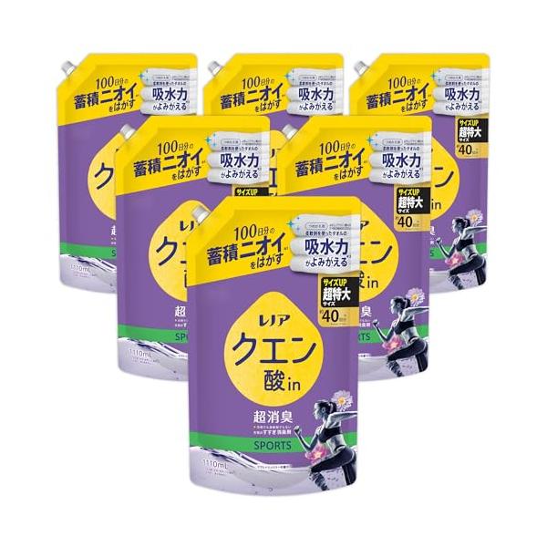 -/詰め替え 1110mL×6袋/-・PatternName:詰め替え 1110mL×6袋・パッケージ個数:1・香りでごまかさず、蓄積ニオイをはがし取る* *100日間、洗浄・使用しても蓄積するニオイ・洗剤でも漂白剤でも柔軟剤でもない、衣類...