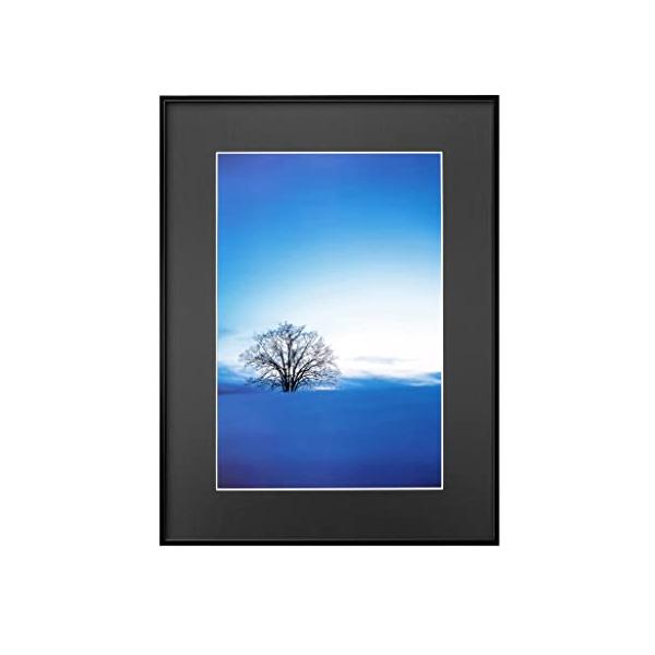 軽量ブラック/A3ノビ/FZG01-A3NBK・Color:ブラックSize:A3ノビ・パッケージ個数:1・軽くて割れないZEROフレーム。 前面板はガラスを使っていないので従来の額縁より軽くて割れる心配もないので安心です。・細身のフレーム...