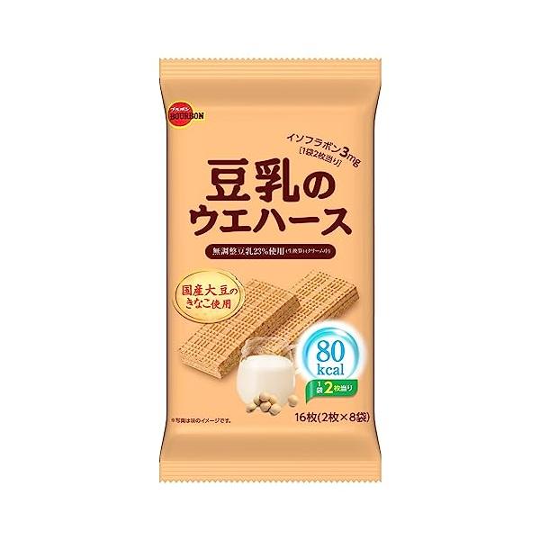 -/16枚×6袋/-・原材料:小麦粉（国内製造）、砂糖、植物油脂、ショートニング、ぶどう糖、きなこ（大豆を含む）、でん粉、豆乳粉末（大豆を含む）、乳糖、マーガリン、全粉乳、ココアバター/乳化剤（大豆由来）、着色料（カラメル）、膨脹剤、微粒酸...