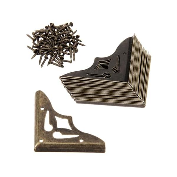 グレー/-/-・サイズ：35*35*5mm/1.38*1.38*0.2 カラー:写真のように 箱や家具等に金具です。・このコーナー金具は高品質の鉄で作られています。非常に耐用で長時間使用できます。耐久性、耐摩耗性、耐腐食性があります。・この...