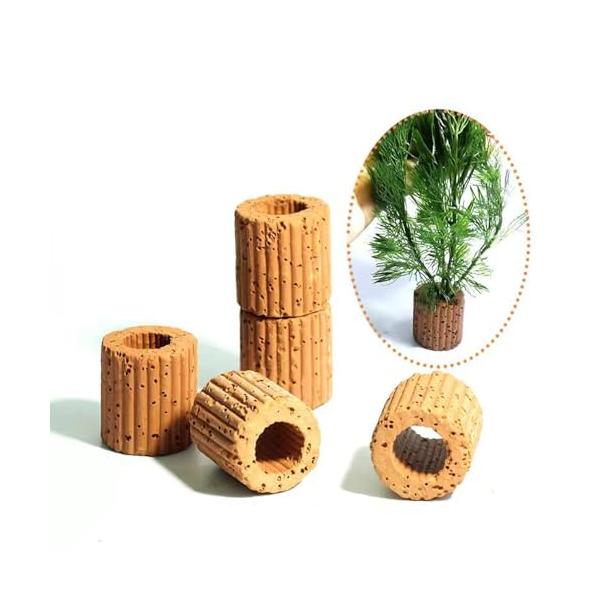 -/-/tq234・パッケージ内容5個の水草固定リングが届きます。外径サイズ:2.5cm、内径サイズ1.2cmです。日常的に必要なときに使うには十分です。・優れた材料水草の固定リングは、セラミックの優れた材料で作られ、厳格な焼成プロセスを経...