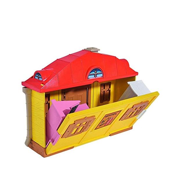 イエロー/フリーサイズ/109301633・パッケージ個数:1・世界で人気のアニメ、「マーシャとくま」の主人公、マーシャのおうちプレイセットです。・家具や人形など、かわいい小物がたくさん付属されているので、ごっこ遊びが楽しめます。・扉や窓は...