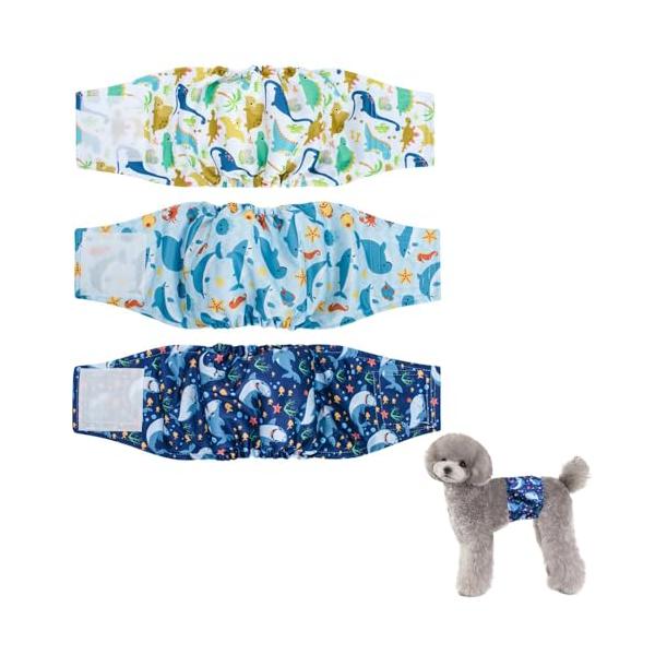 多色/S/yhe-851・Size:S・商品仕様セット内容：3色セット。3つのサイズをご用意しております。購入前には愛犬のウエストを測定し、サイズ表をご参照ください。・高品質素材表面には汚れがつきにくく、水を弾く防水素材を使用しています。内...