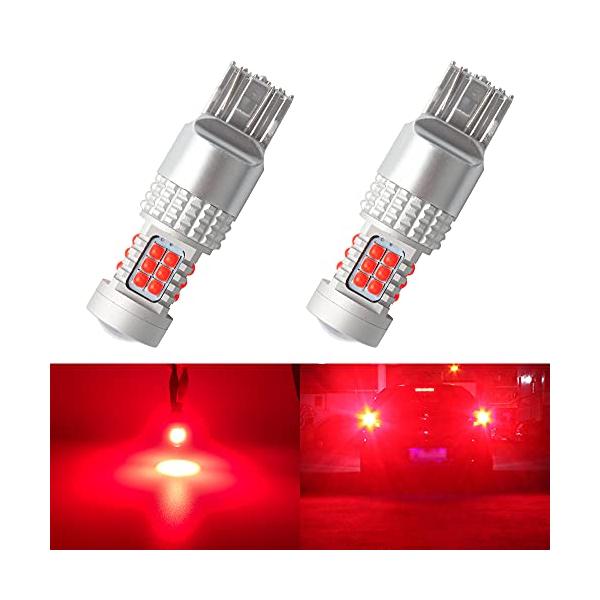 レッド/T20 ダブル 7443 W21/5W/T20 ダブル 7443 W21/5W・Size:T20 ダブル 7443 W21/5W・仕様 規格：T20 ダブル 7443 W21/5W / 消費電力：1.8W/7.2W / 電圧：DC1...