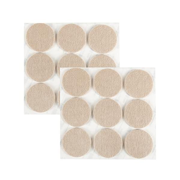 ベージュ/50mm/-・Color:ベージュ・キズ防止・防音このフェルトパッドを家具でつければ、床が傷つかずにキズ・ニック・へこみから保護できます。移動する際の騒音にも有効的に防ぎます。・楽に移動家具保護パッドを使用すると、ソファー、テーブ...