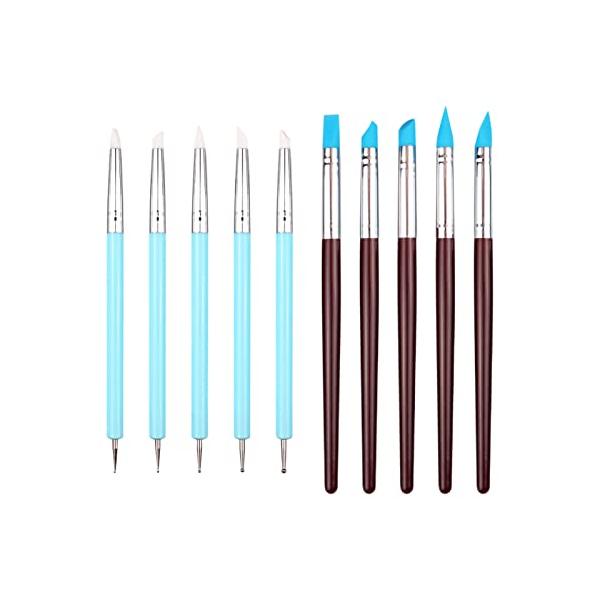 ミックス 10本/-/Tidyworm・Color:ミックス 10本・粘土彫刻ツール2種類の粘土道具が登場ペン先が様々な形状があり、必要に応じて選ぶことができます。粘土彫刻やネイルアートに適用します。・シリコンペンシリコン製のペン先は柔らか...