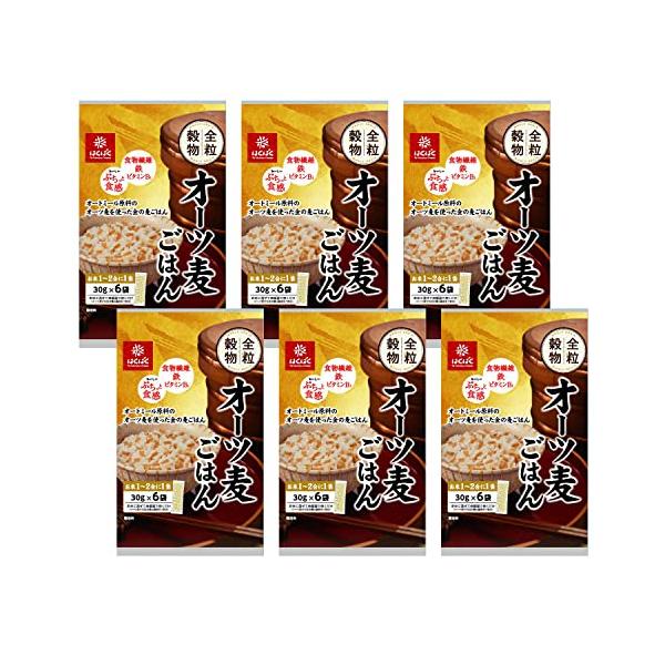 ‐/180g×6個/-・原材料:オーツ麦・商品サイズ(高さ×奥行×幅)：18.9cm×23.5cm×14.7cm