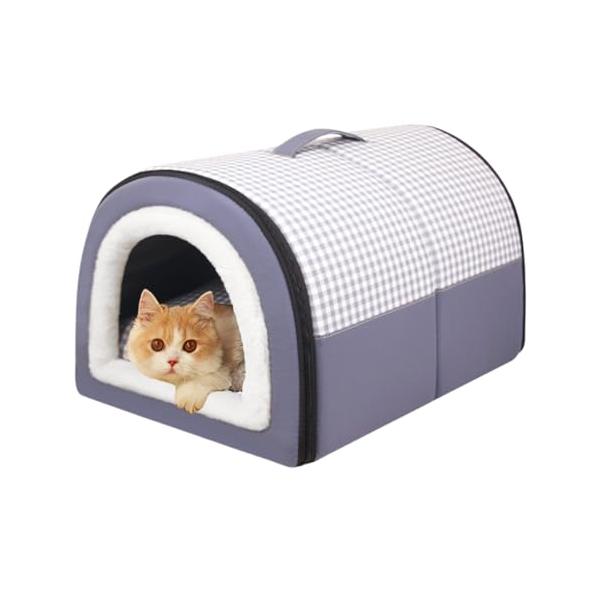 ウィスタリア/Sサイズ/PET-N50・Color:ウィスタリアSize:Sサイズ・やすらぎ空間巣穴のように囲まれた空間は、わんちゃん・ねこちゃんが本能的に落ち着く居場所になります。・2wayハウス&amp;ベッド天井を押し込むとペットベッ...