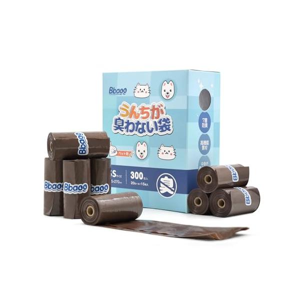 ブラウン/300枚/-・Size:300枚Color:ブラウン・パッケージ個数:1・携帯便利：ロ−ルタイプなので、愛犬と散歩する時にポケットに入れて持ち歩くことが出来ます。・臭いをしっかり遮断：最高の気体バリア性があるEVOH樹脂（エバール...
