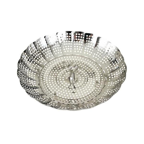 蒸し器シルバー/2)18~28cm用/DH8070・Size:2)18~28cm用・パッケージ個数:1・18?28cmのお鍋のサイズに合わせて調節できる日本製の蒸し器です。・サイズ:175×175×75mm 重量:250g・素材・材質:ステ...
