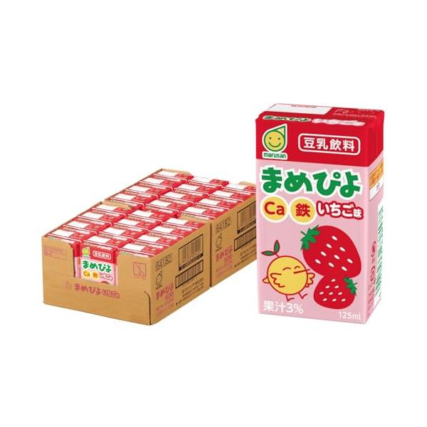 -/120ミリリットル (x 24)/-・FlavorName:いちご・パッケージ個数:1・原材料:大豆(カナダ)(遺伝子組換えでない)、糖類(ぶどう糖果糖液糖、砂糖)、いちご果汁、イソマルトオリゴ糖含有シロップ、植物油脂、ドロマイト、食塩...