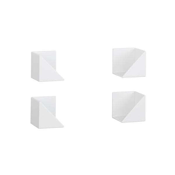 ホワイト：ラップ・ティッシュホルダー/幅5.5×奥行5.95×高さ5.5cm(1個あたり)/FK-WTNW・Color:ホワイト：ラップ・ティッシュホルダー・パッケージ個数:1・製品サイズ / 幅5.5×奥行5.95×高さ5.5cm(1個あ...