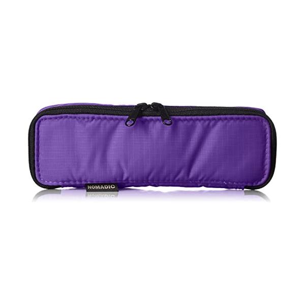 カジュアルバッグ・パープル SS PN-01・・Color:パープル・【サイズ】タテ5.5cmxヨコ19cmxマチ3.5cm・【機能性】3本挿しペンホルダー、消しゴム収納スペース、メッシュポケットを装備した分別収納がしやすいコンパクトペンケ...