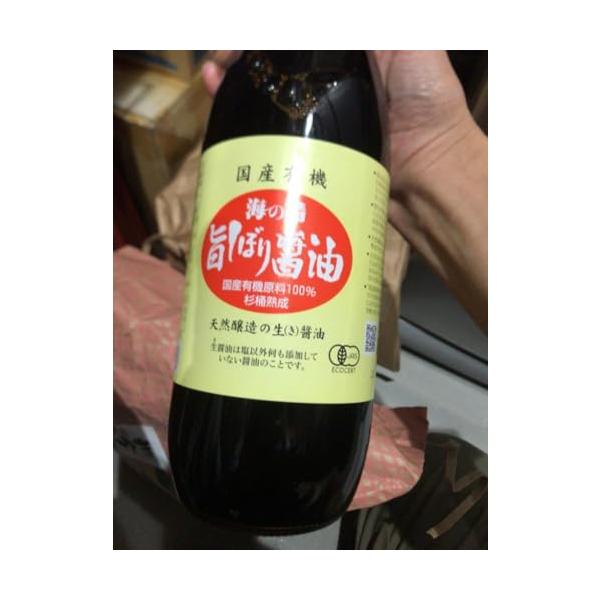 -/500ml×1本/-・国産の有機原料・天然醸造法・濃口醤油・添加物不使用・伝統海塩海の精仕様