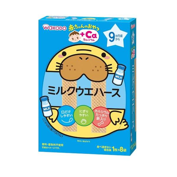 -/8個 (x 6)/AO14・FlavorName:ミルクウェハース・パッケージ個数:6・原材料:小麦粉、植物油脂、パラチノース、乳糖、フラクトオリゴ糖、脱脂粉乳、ショートニング、食塩/炭酸カルシウム、レシチン(大豆由来)、膨脹剤、ピロリ...