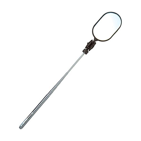 ブラック/並/75788・Size:並・パッケージ個数:1・本体サイズ:630×50×30mm・製品質量:56g・アンテナの長さ:530mm・鏡の角度を自由に変えることができます・柄は伸縮しますので、背面や狭い場所など、見えにくい場所も鏡に...