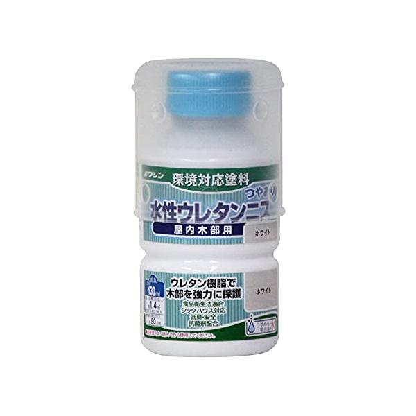 ホワイト/130ml/941160・色:ホワイト・容量:130ml・塗り面積(2回塗り):1.4m2(畳約0.9枚分)、乾燥時間:約90分(20度C)・うすめ液:水(原液のままでも使用可)・ホルムアルデヒド放散等級:エフフォースター、成分:...
