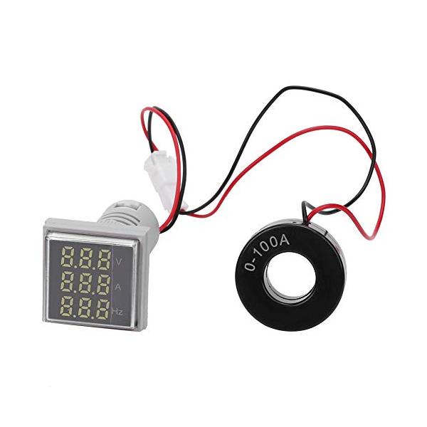耐久性White/-/-・パッケージ個数:1・電圧：60-500V・電流：0-100A・環境温度：0-50℃・周波数：20-70Hz・メーターの誤差はわずか+ -2％です