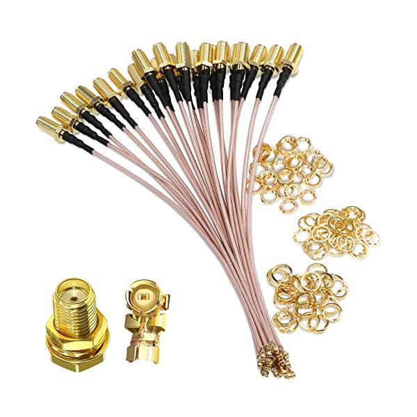 -/SMAメス 4インチ/178IPX2-10cm・Size:SMAメス 4インチ・ケーブルの種類と詳細: SMA から IPX 同軸ケーブル; ケーブルの種類: 同軸 RG178; コネクタ材質: 純銅; ケーブルの長さ: 4 インチ (...