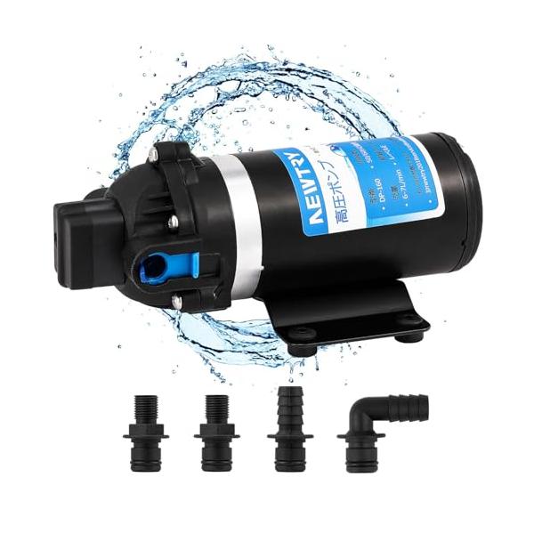 排水ポンプ-/24V/-・Size:24V・パッケージ個数:1・仕様電圧：DC 24V // 電流：4.1 A // パワー：98W // 流量：6.0L/min // 吸引範囲：水平3m、垂直2m // 揚程：110m // 停止圧力：1...