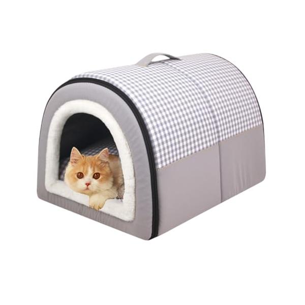 ダブグレー/Sサイズ/PET-N50・Color:ダブグレーSize:Sサイズ・やすらぎ空間巣穴のように囲まれた空間は、わんちゃん・ねこちゃんが本能的に落ち着く居場所になります。・2wayハウス&amp;ベッド天井を押し込むとペットベッドに...