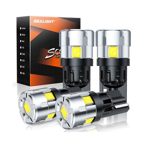 シルバー/J4-T10-4/J4-T10-4・Size:J4-T10-4・??6倍の明るさアップ＆360°無死角発光T10 led ナンバー灯は高輝度の最新SMD3030LEDチップを搭載、圧倒的な1000LMの明るさに達し、驚異の明るさと...