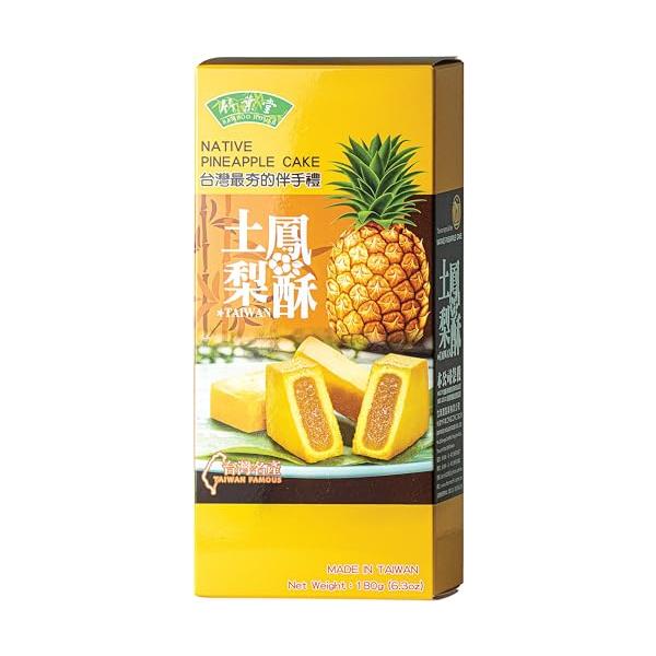 パッケージ個数:1・原材料:パイナップル、小麦粉、バター、砂糖、麦芽糖、卵、植物油、全粉乳、食塩、香料、着色料(β-カロテン)・内容量:180g・商品サイズ(高さx奥行x幅):23cm×5cm×10.5cm