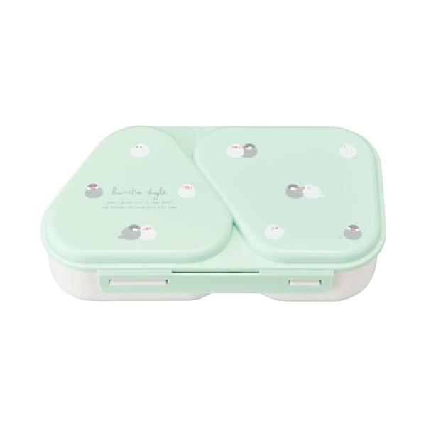 おにぎりランチケースミントグリーン/465ml/LS-15・Color:ミントグリーン・パッケージ個数:1・サイズ:18x9.9x5.2cm・容量:465ml(おにぎり215mlおかず250ml)・素材:ポリプロピレン・生産国:日本・電子レ...
