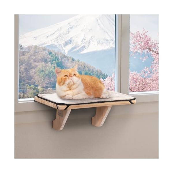 木目調/-/CFW1047033U1・MaterialType:木材PatternName:S・製品仕様該当猫ベッドは耐荷重試験より10KGの重物は大丈夫ですが猫の飛び乗りなどの衝撃を防げために８KG以内をおすすめします。製品サイズ：幅42...