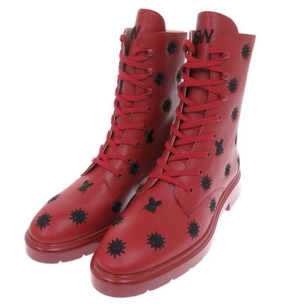 ■商品情報[管理番号]6K0618AG4R7[ブランド]スチュアートワイツマン（STUART WEITZMAN）[対象]レディース[カラー]レッド[モデル]MCKENZEE LUNAR CHILEBLACK[サイズ]表記サイズ：36US靴サ...