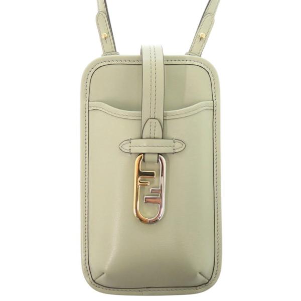 ■商品情報[管理番号]7J1461ZB5k22[ブランド]フェンディ（FENDI）[タイプ]フォンポーチ[型番]7AS131[対象]レディース[カラー]グリーン[金具]ゴールド[生産国]イタリア[サイズ]W約11cm x H約19cm x ...