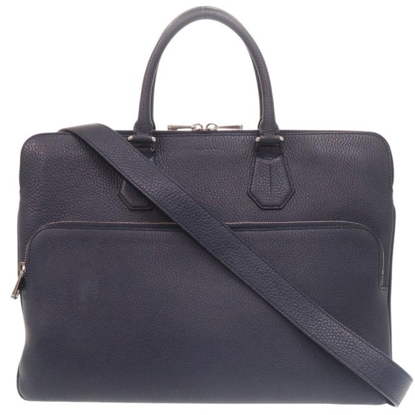■商品情報[管理番号]8A0554ZZ5k29[ブランド]バリー（BALLY）[タイプ]2WAY ビジネスバッグ[対象]メンズ[カラー]ネイビー[金具]シルバー[モデル]SEEDORF[生産国]イタリア[サイズ]W約37cm x H約28c...