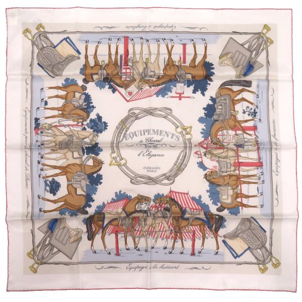 ■商品情報[管理番号]8B0215EE5Q2[ブランド]エルメス（HERMES）[対象]レディース[カラー]グリペルル/ボワドゥローズ x アルドワーズ[モデル]カレ70 エレガントな馬装品 Equipements a Cheval sur...