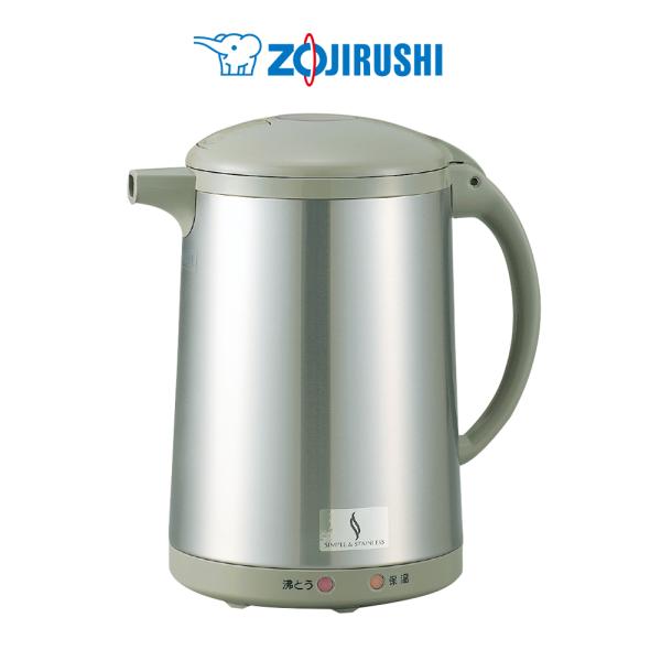 【特徴・機能】・湯わかし時間：約15分 (水温や季節で変動あり)・フェザータッチせん・クリアコートステンレスボディ・給水ラクラク広口容器・空だき防止機能・転倒湯もれ防止構造・マグネットプラグ・やけどしにくい本体設計【カラー】・ステンレスブラ...