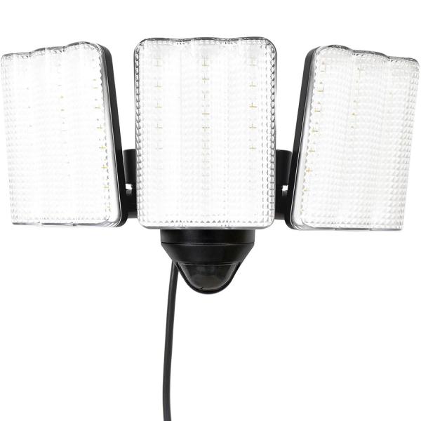 ■寸法■幅27.3cm×奥行16.8cm×高さ16.4cm■質量■約 780g■明るさ■4500ルーメン■電源／電圧■AC100V 50／60Hz■想定設置場所■屋内／屋外（防雨構造）■電源コード■約 3m■付属品■取り付けビス、 コンクリ...