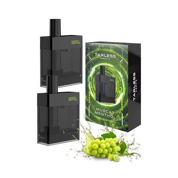 製品互換性 TARLESS NEXT2（ターレスネクスト2）の本体が必要です。製品仕様 バッテリーは繰り返し使用可能で、フレーバーカートリッジは使い捨てタイプです。セット内容フレーバーカートリッジ2個セット ※カートリッジ商品のみの販売で、...