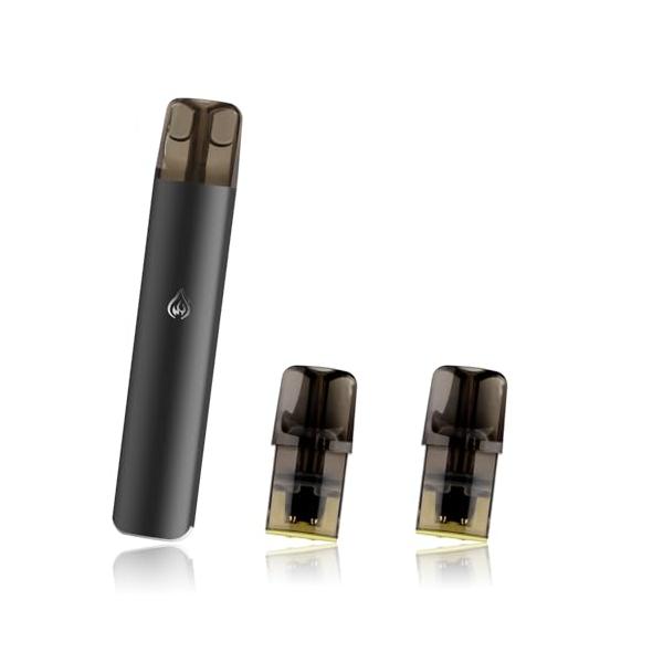 YOOZ ZERO 2・YOOZ MINI互換スターターキット：互換出来電子タバコ；純正品より大容量、長持ちバッテリーモッド＊１、人気フレーバーカートリッジ＊２（メンソール+葡萄）カートリッジは付属品として含まれており、フレーバーはランダム...