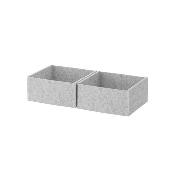 ワードローブ内で衣類やアクセサリーを整理するのに便利なボックスソフトなフェルトがアクセサリーを傷から守ります各種サイズのボックスを組み合わせれば、自分だけの収納ソリューションを簡単にカスタマイズできます組み合わせ＆仕上げPAX/パックス ワ...