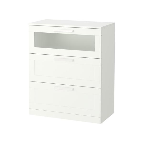 家の中は家族全員にとって安全な場所でなくてはなりません。そのため、チェストを壁に固定して使用するための安全金具が付属しています動きがスムーズな引き出しには、抜け落ち防止のストッパーが付いていますお役立ち情報警告！ 転倒の危険があります――壁...