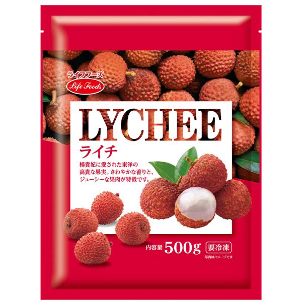 冷凍ライチ　ライチ　楊貴妃　冷凍フルーツ　大容量　業務用　500gほのかな酸味と上品な甘さ、そしてさわやかな香りが特徴のベトナム産ライチです。自然解凍、もしくは流水解凍で半解凍し、冷たいまま皮と種を取り除いて、お召し上がりください。・原材料...