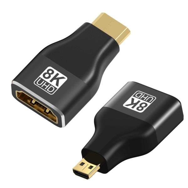 お買い上げは1点の価格です。mini HDMI 8K オス to HDMI 8K（Aタイプ）オスmicro HDMI 8K オス to HDMI 8K（Aタイプ）メスコネクタ形状：miniHDMI 8K/micro HDMI 8K- HDM...